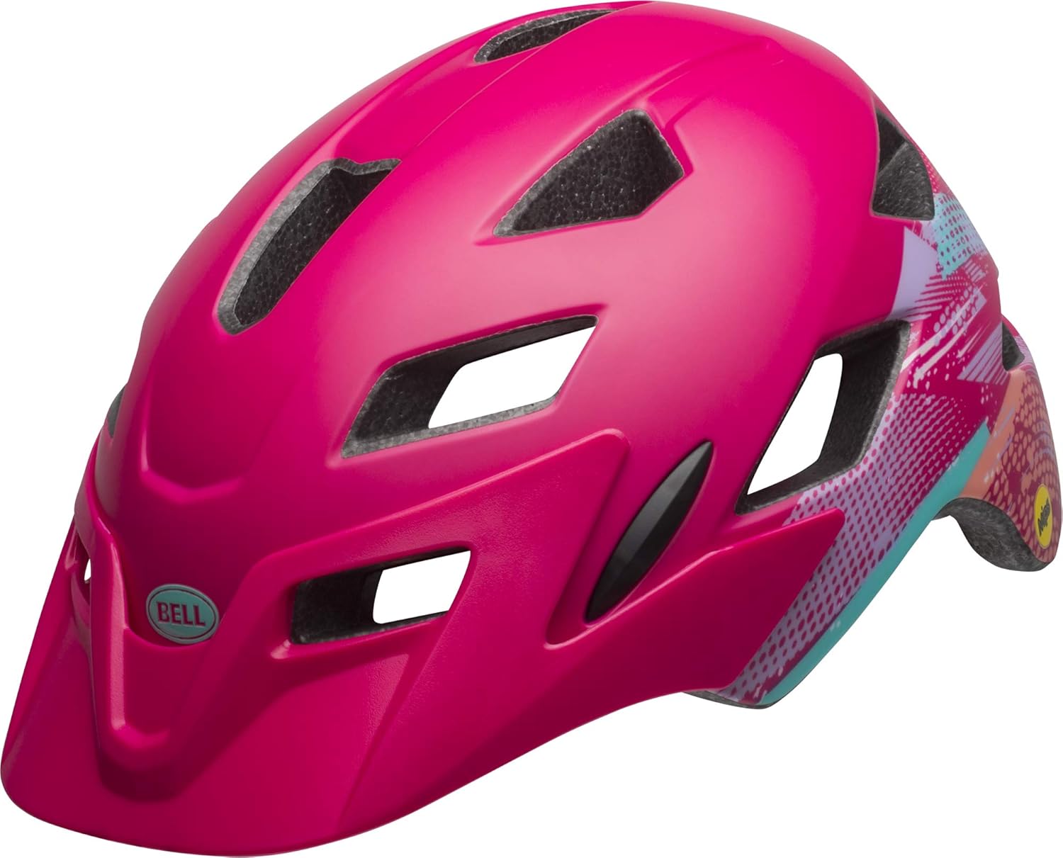 BELL Kids’ Sidetrack Cycling Helmet, Gnarly Matte Berry, 47-54 cm ...