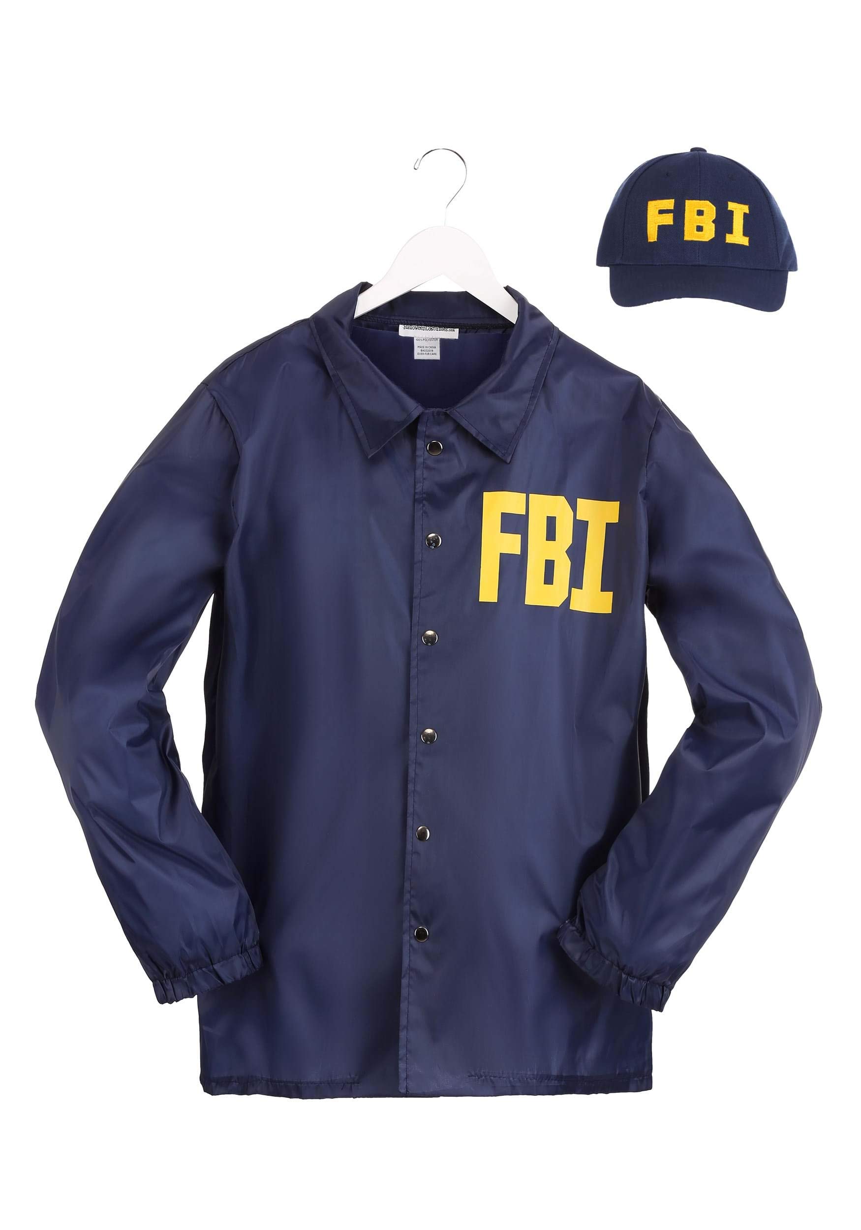 Mua FBI Fancy Dress Costume for Men, Federal Agent Jacket, FBI Agent ...