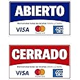Genérico Monsterprint Señalamiento Letrero Abierto/Cerrado, Aceptamos ...