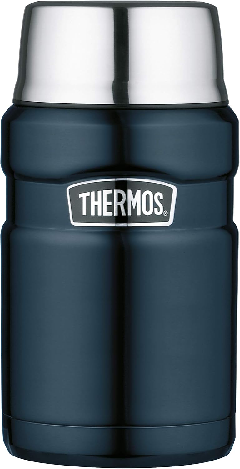 THERMOS Stainless King Speisegefäß, Edelstahl, Midnight Blue, 0,71 ...