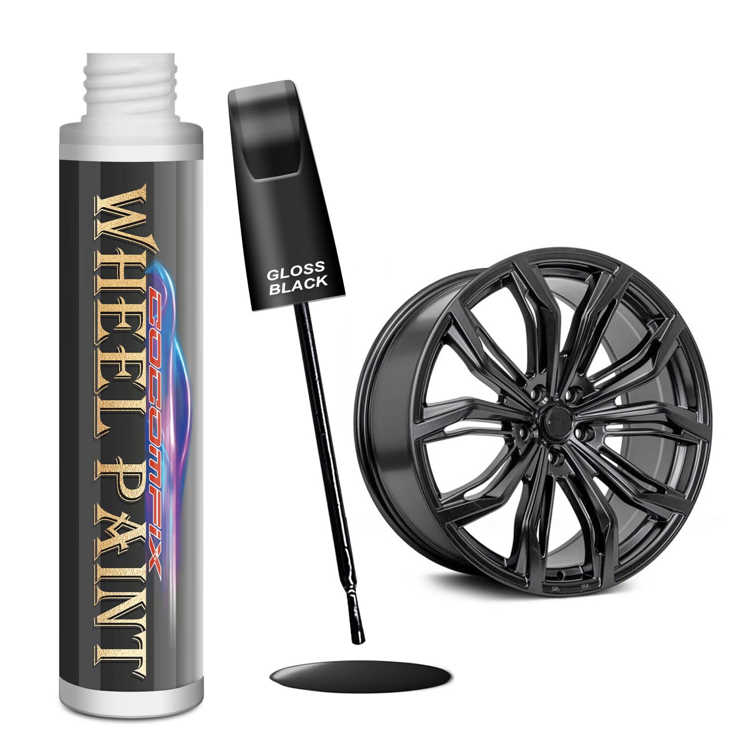 Mua Gloss Black Rim Touch Up Paint, Car Wheel Scratch Repair Touch Up ...
