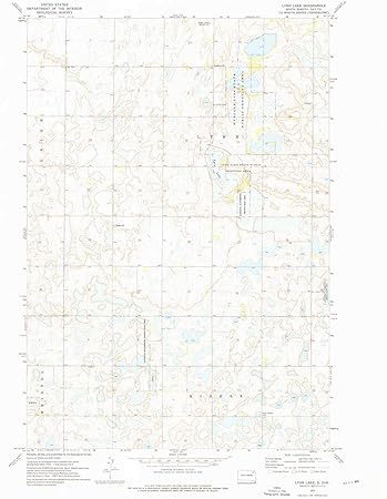 Amazon.com : YellowMaps Lynn Lake SD topo map, 1:24000 Scale, 7.5 X 7.5 ...
