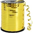 Amazon.com: TONIFUL 500 Yards Curling Ribbon-Balloon Ribbons-Shiny Gold ...