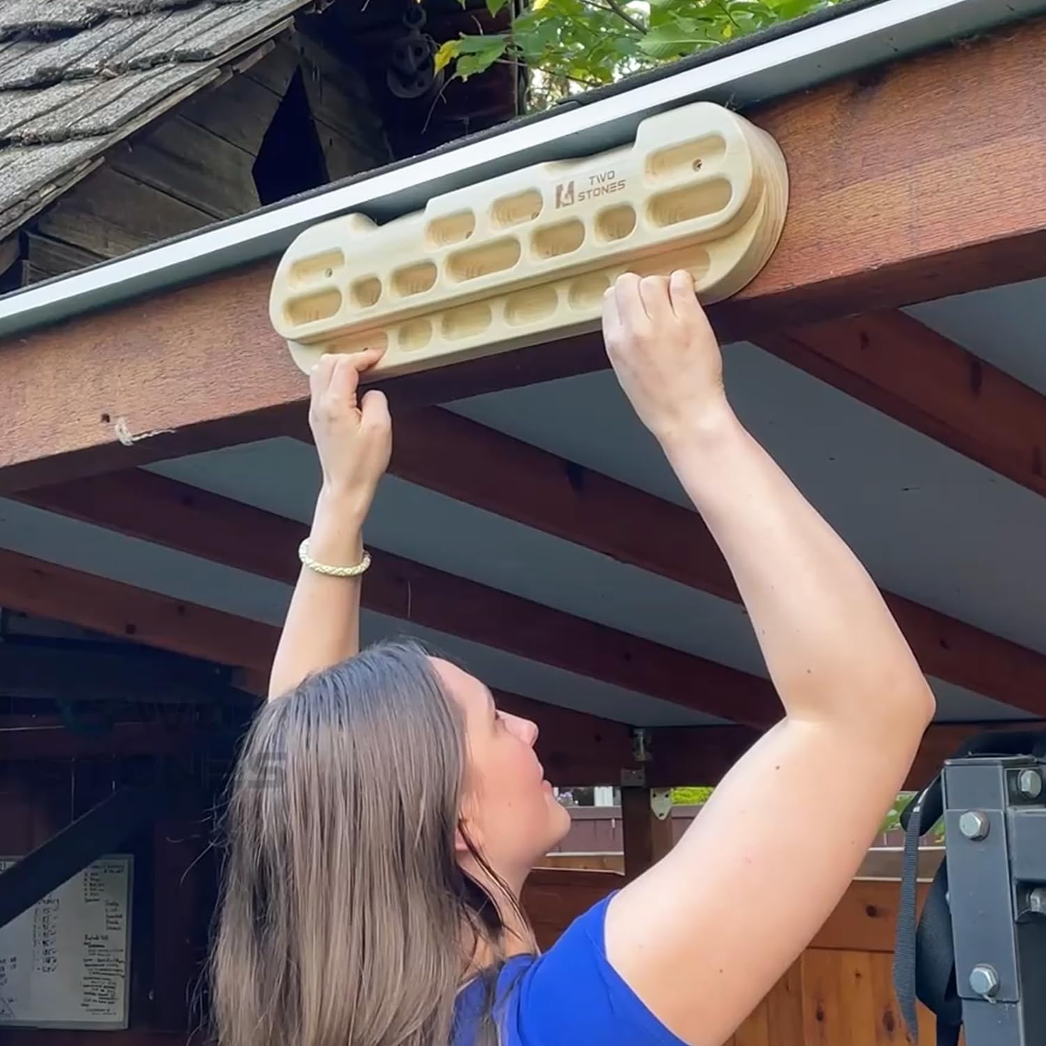 Mua TWO STONES Rock Climbing Fingerboard Door Mounted Training Station ...