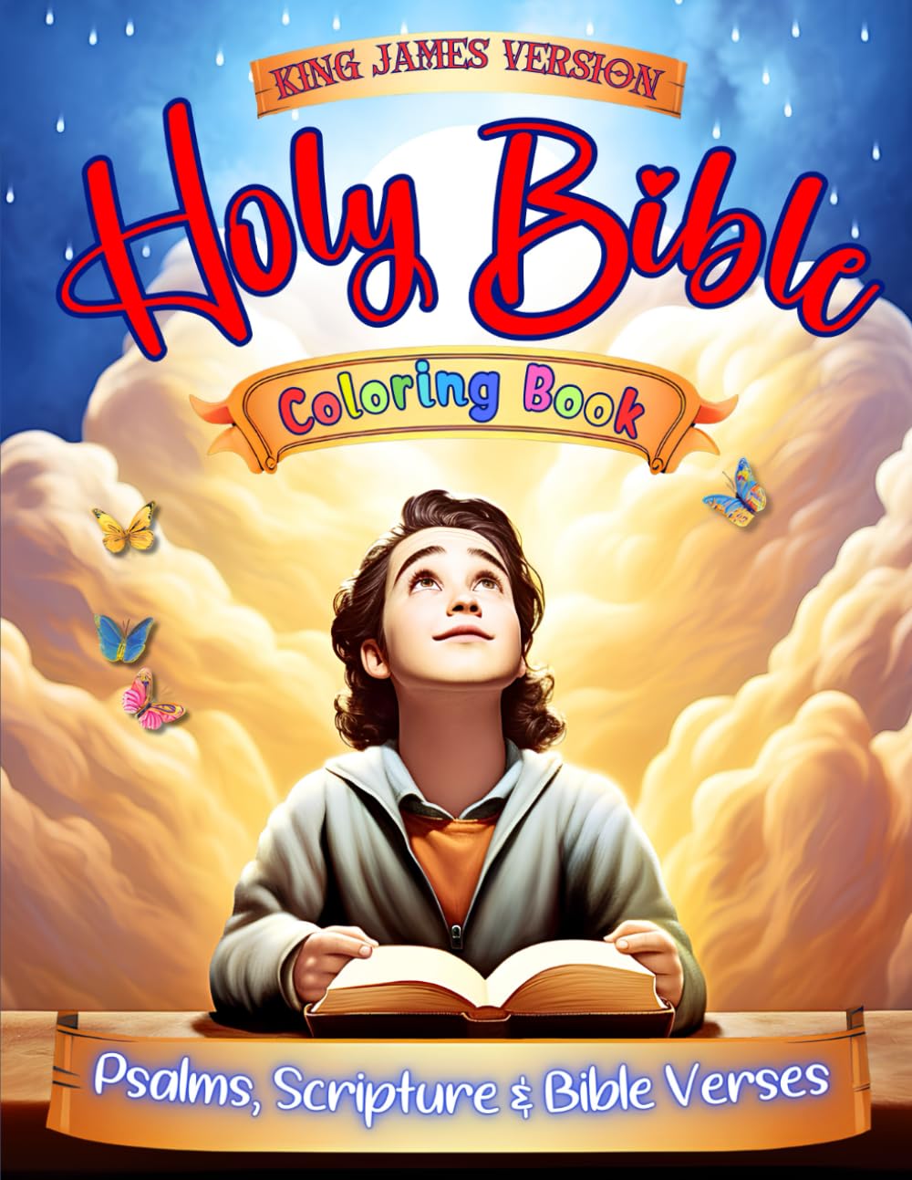 Mua 60 KJV Holy Bible Large Print Coloring Pages | Illustrated Psalms ...