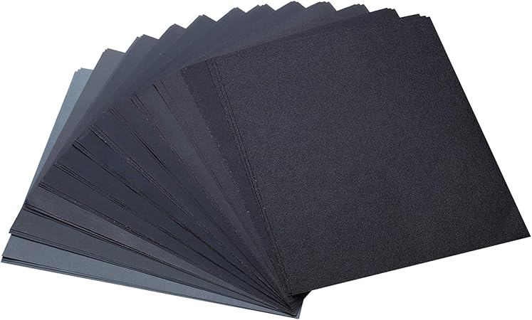 stone metal 120-5000 grit Sandpaper set 56 pieces wood wet sandpaper ...