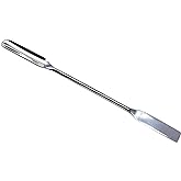 A2Z-DE010 Stainless Steel Double Ended Micro Lab Scoop Spoon Half ...