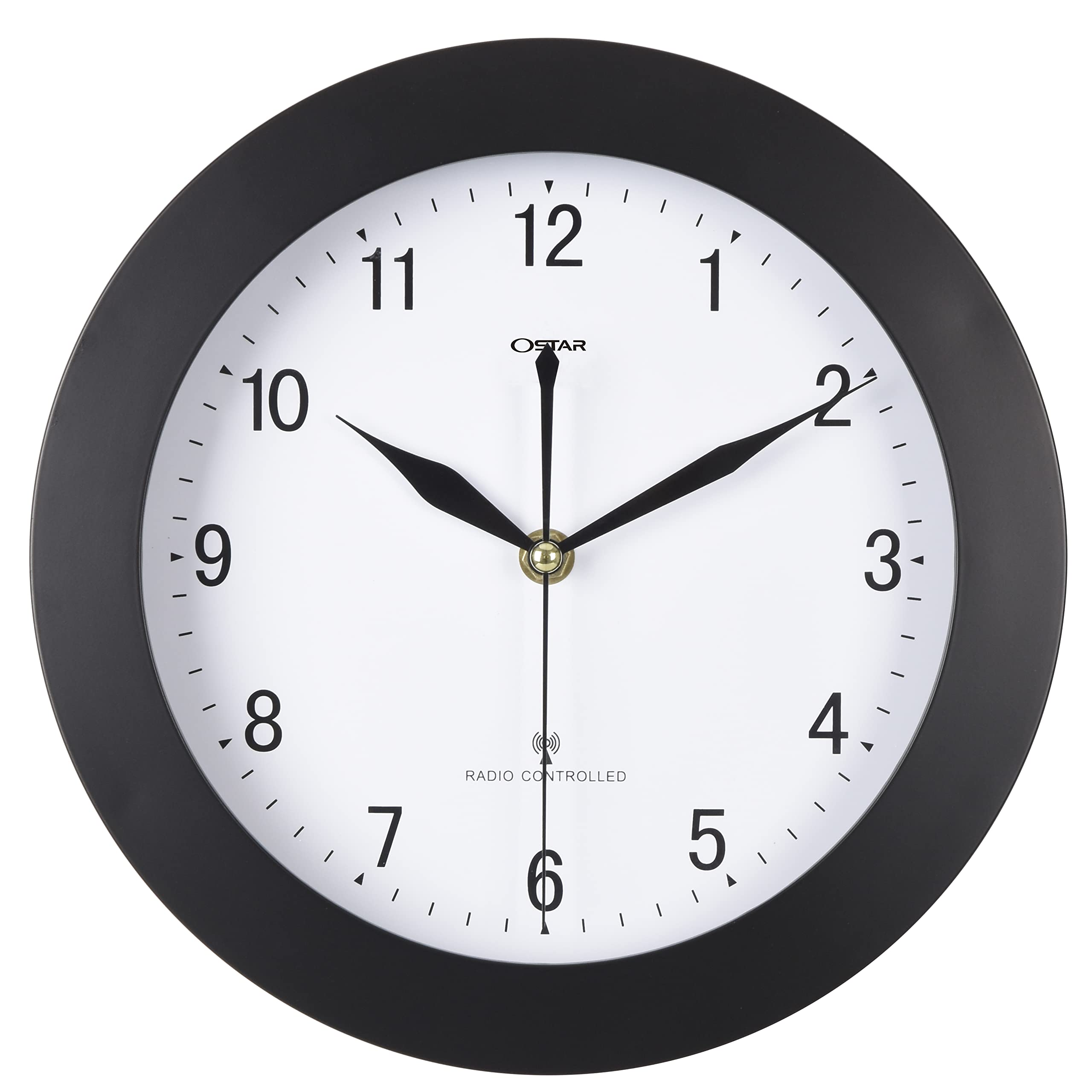 OSTAR Atomic Wall Clock?US Auto Calibration Time 10 Inch Round Clock ...