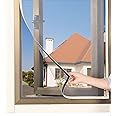 DIY Magnetic Window Screen Adjustable Mesh Screens Net Fits up to 32"x ...