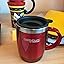 Thermos ThermoCafé Translucent Desk Mug, Red, 450 ml: Amazon.co.uk ...