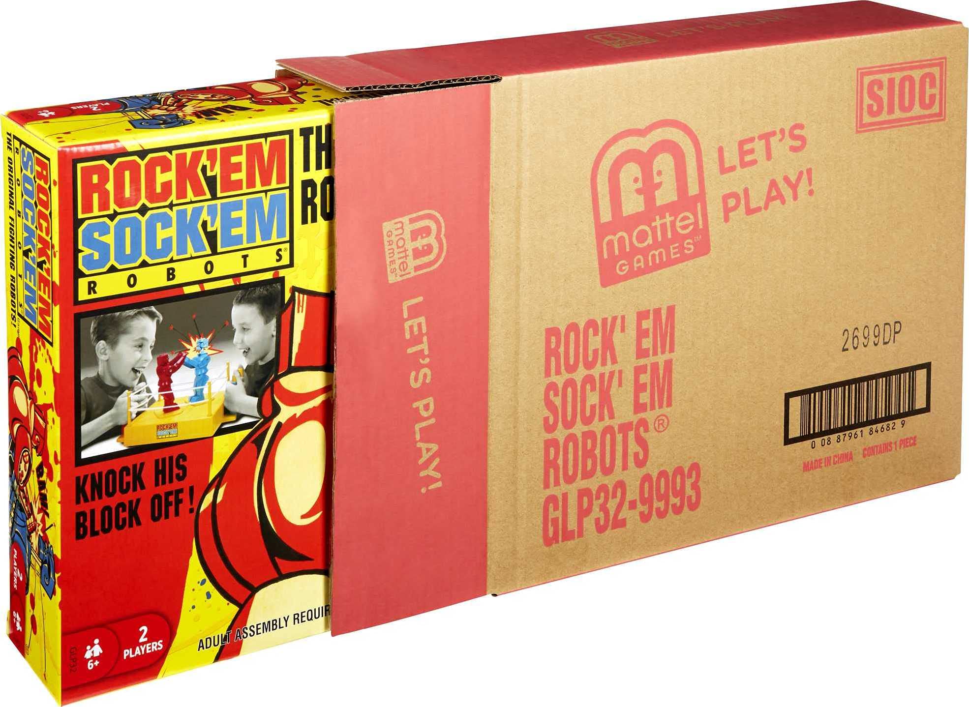 Mua Mattel Games Rock 'Em Sock 'Em Robots Kids Game, Fighting Robots ...