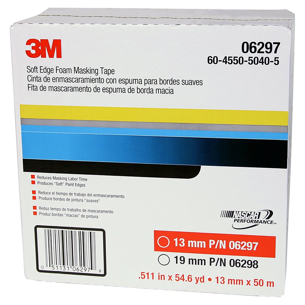 3M Soft Edge Foam Masking Tape, 06297, 13 mm x 50 m , White for sale ...