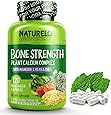 NATURELO Bone Strength - with Plant Calcium, Magnesium, Vitamins C, D3 ...