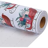 Amazon.com: RUSPEPA Christmas Wrapping Paper, Jumbo Roll Wrapping Paper ...