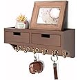 Amazon.com: Rebee Vision Key and Mail Holder Wall Mount with 2 Drawer ...