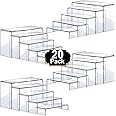 Amazon.com: Aheroi Acrylic Risers, 20 Pcs 4 Set Display Stands, Clear ...