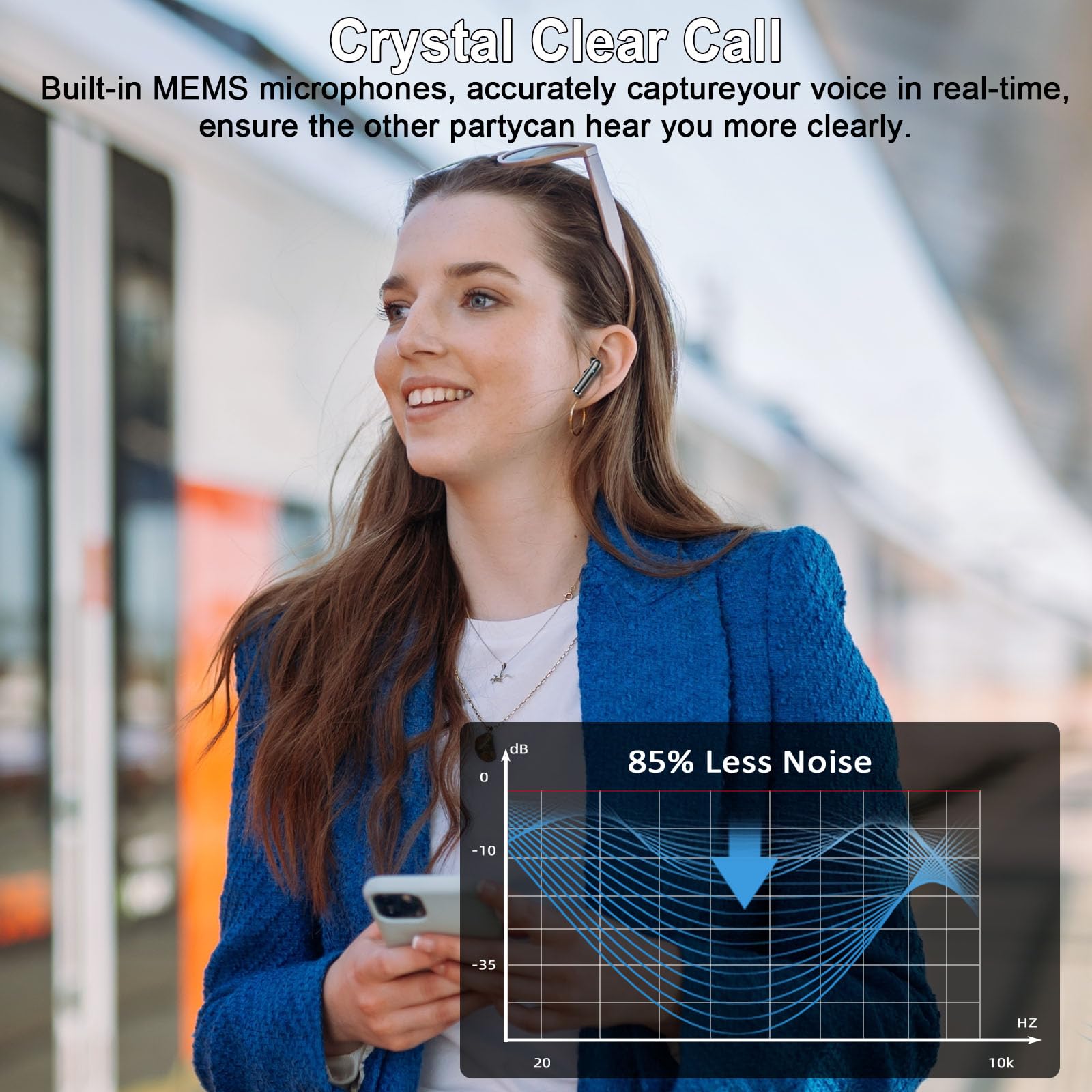 Mua Wireless Earbuds Bluetooth 5.3 Earbuds Hi-Fi Stereo, 2024 Ear Buds ...