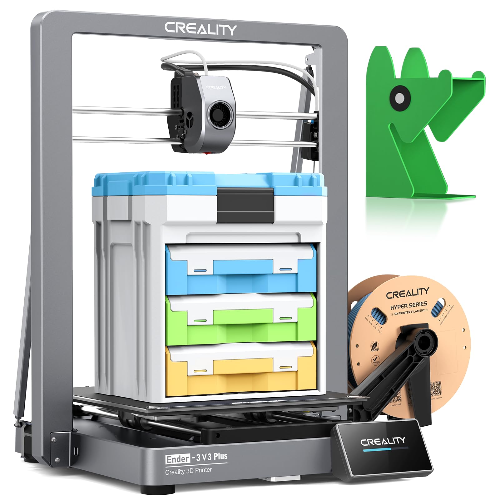 Creality Ender 3 V3 Plus 3D Printer, 600mm/s High Speed Printing with ...
