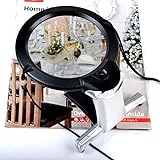 New 2 in 1 Hands Free Hands-free Magnifying Glass With Light & Neck ...