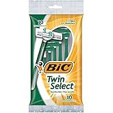 Amazon.com: BIC Twin Select, Sensitive Skin, Disposable Shaver for Men ...