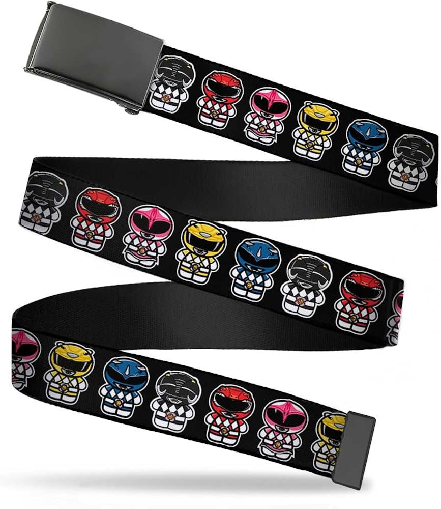 Amazon.com: Buckle-Down 4075 Accessorie's Web Belt-Power Rangers Chibi ...