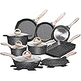 Amazon.com: JEETEE Kitchen Pots and Pans Set Nonstick, Induction ...