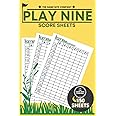 Play Nine Score Sheets: 150 Score Pads for Play 9 Golf Card Game ...