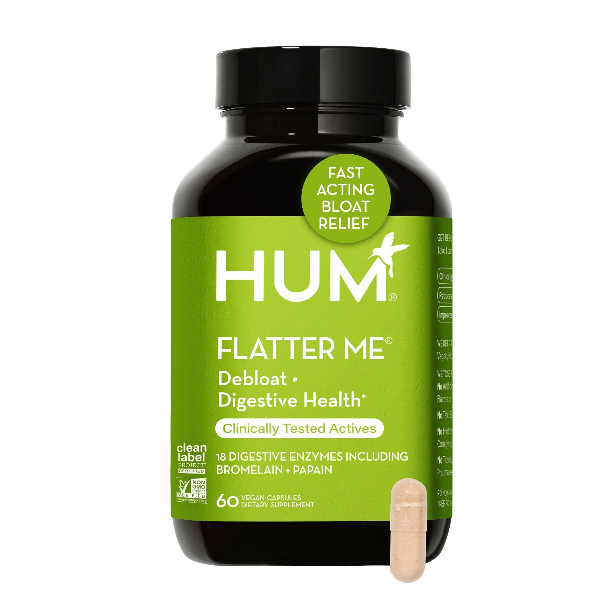 Mua HUM Nutrition Flatter Me - Full Spectrum Digestive Enzymes - Vegan ...