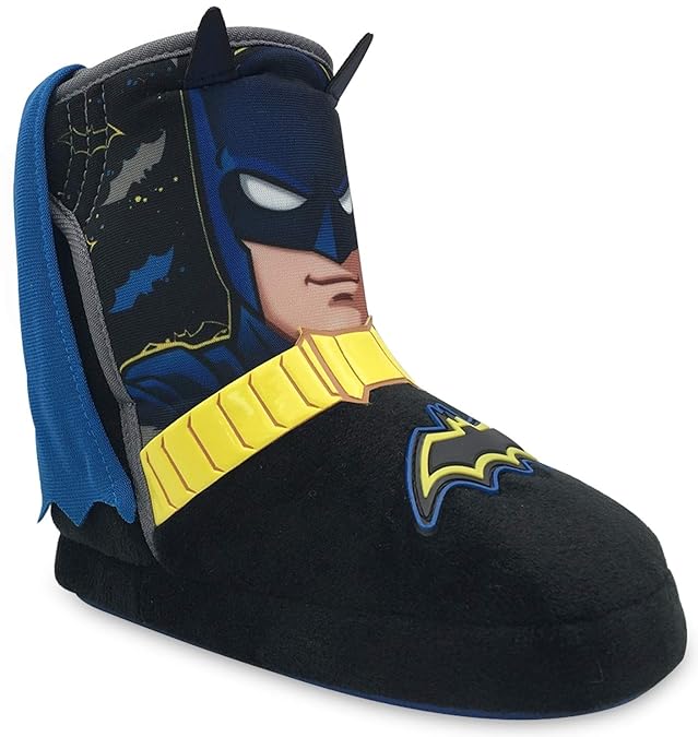Buy DC Comics Boy's Batman Boot Slippers (Black, Numeric_9) at Amazon.in