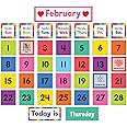 Amazon.com: Teacher Created Resources Colorful Calendar Pocket Chart ...