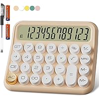 Amazon.com : Mechanical Calculator 12 Digit Extra Large 5-Inch LCD Display, DECKLIT Battery Desk ...
