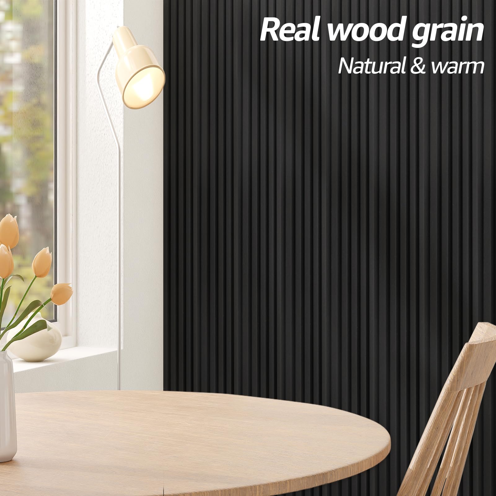 Mua Art3d WPC Slat Wall Panels, 8-Pack 108 x 6 Inch 3D Wall Accents for ...