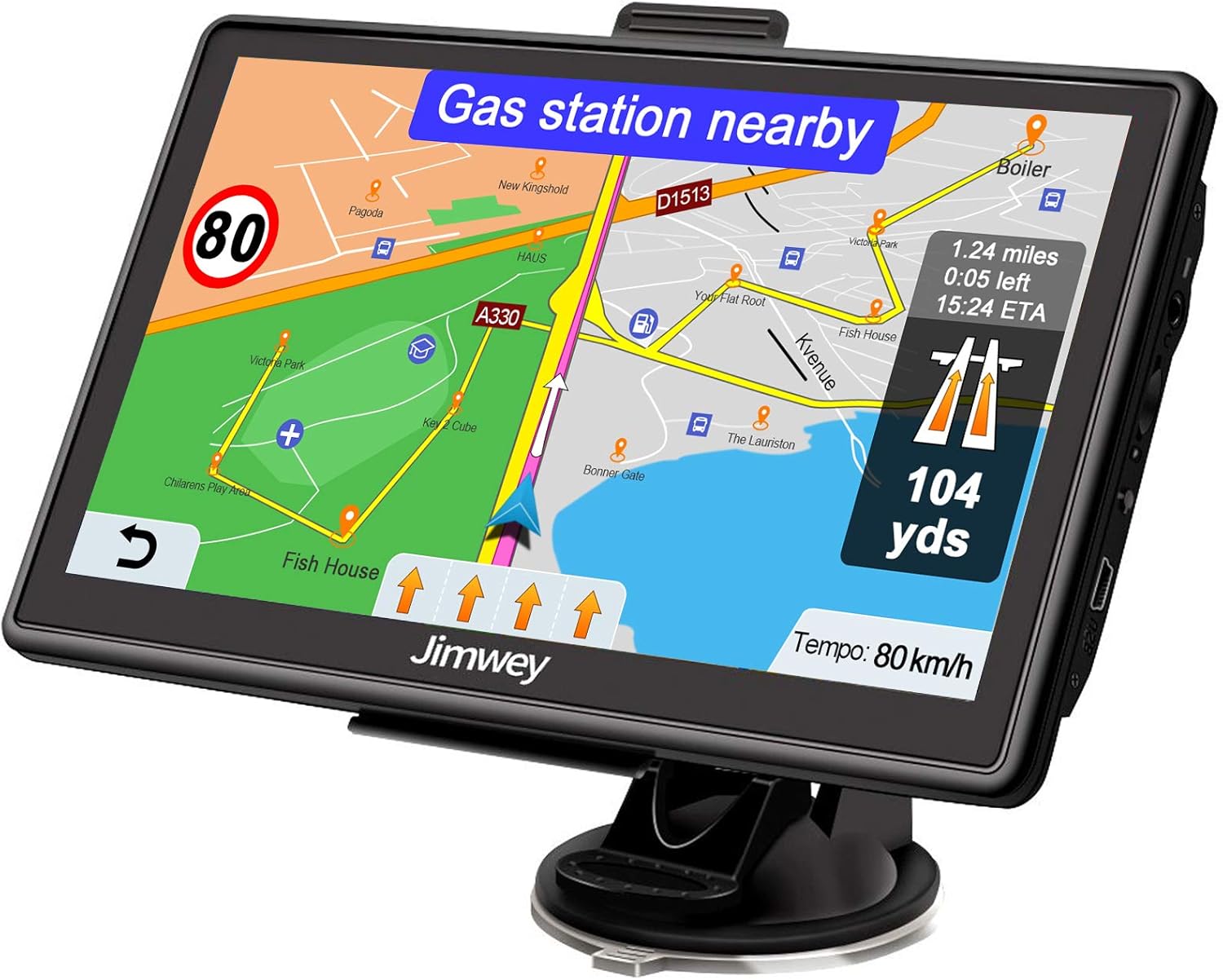 Jimwey Navigationsgerät für Auto Navi LKW Navigation 7: Amazon.de ...