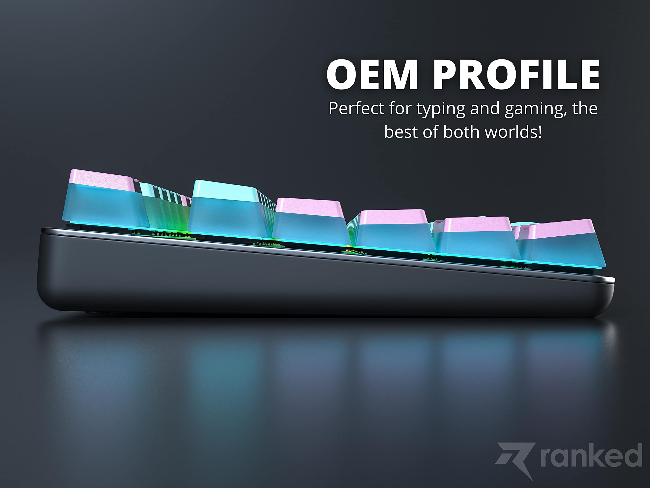 Mua Ranked Pudding v2 PBT Keycaps | 145 Double Shot Translucent ANSI US ...