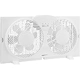 Amazon.com: Holmes Window Fan with Twin 6-Inch Reversible Airflow ...