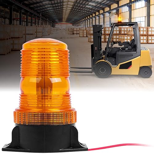 30 LED Amber Forklift Strobe Light 30W Vehicle Roof Safety Beacon Light ...