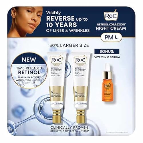 ROC Retinol Correxion Night Cream 2pk with Bonus Serum in Kuwait ...