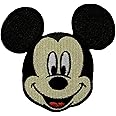 Amazon.com: Mickey Mouse Face Patch Disney Mascot Character Craft ...