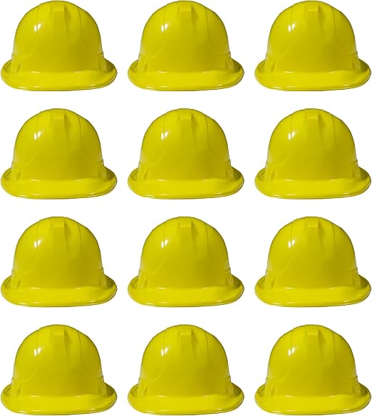Amazon.com: Yellow Construction Hats - 12 Pack: Home & Kitchen