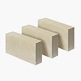 Amazon.com: Protalwell Fire Bricks, Size 9″ x 4-1/2″ x 2-1/2″, 3-Pack ...