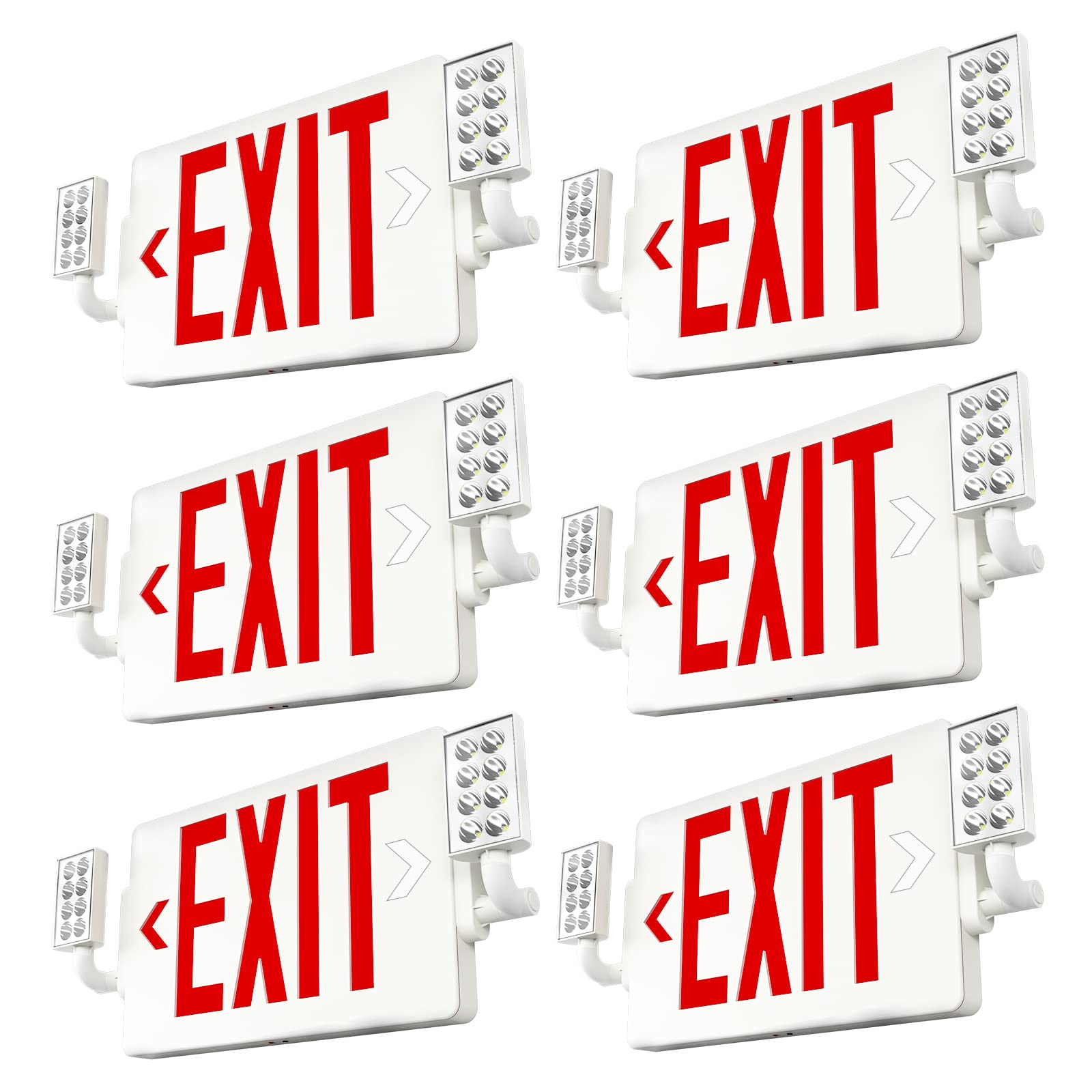 Mua FREELICHT 6 Pack LED Double-Sided Exit Sign with Emergency Lights ...