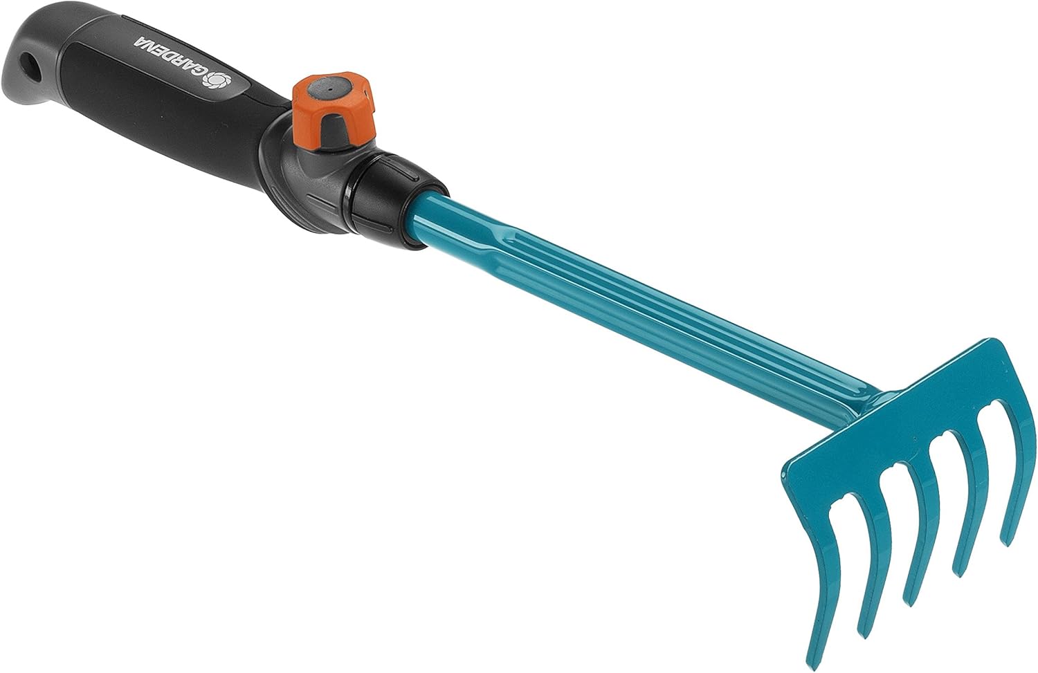 GARDENA combisystem Flower Rake: Five-tined hand rake for raking and ...