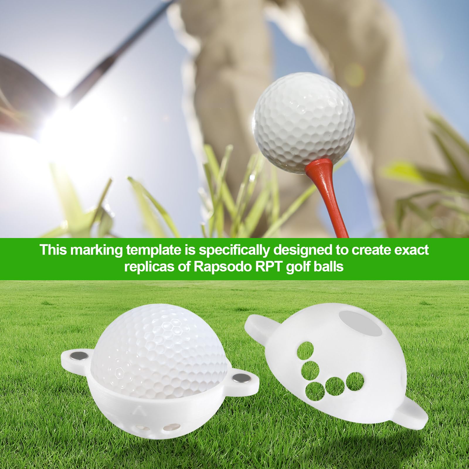 Mua Golf Ball Marking Template for Rapsodo RPT MLM2PRO Launch Monitor ...