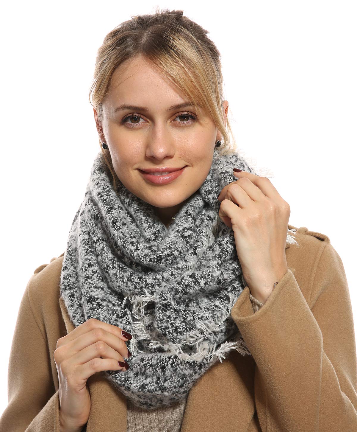 Stylish Warm Infinity Scarf - Chunky Loop Scarf for Fall Winter, 2019 ...