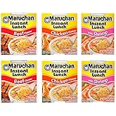 Amazon.com: Maruchan Ramen Instant Cup Noodle Variety Pack, 6 Count, 6 Flavors - Chicken and ...