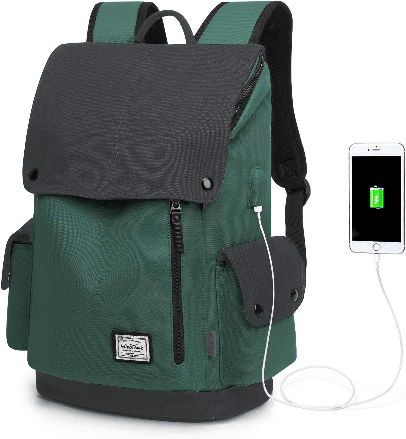 WindTook Laptop Backpack for Women and Men Travel Computer Bag School ...