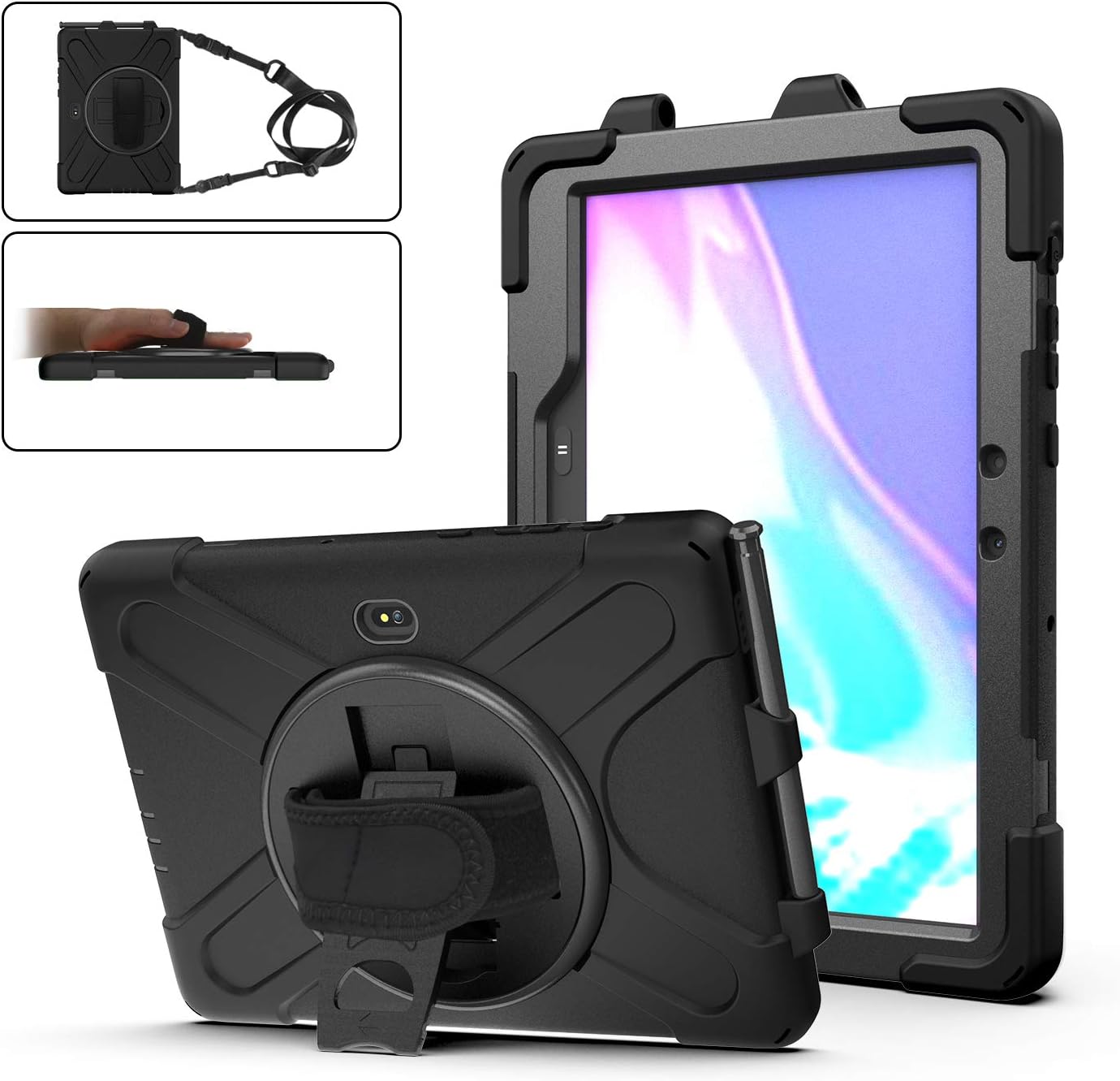 TH000 Rugged SM-T540 T545 T547 Cover for Samsung Galaxy Tab Active Pro ...