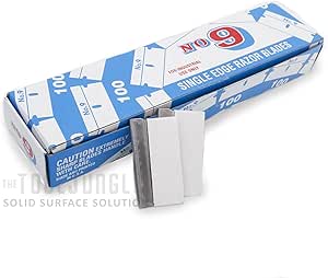 Amazon.com: Single Edge Industrial Razor Blades 100 Pack with Mini ...