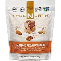 Amazon.com: True North Almond Pecan Crunch Nut Clusters | 5 oz Per Bag ...