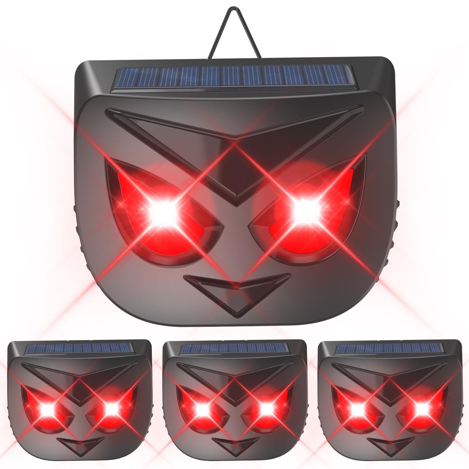 Solar Nocturnal Animal Repeller Outdoor Predator Eyes Coyote Deterrent ...